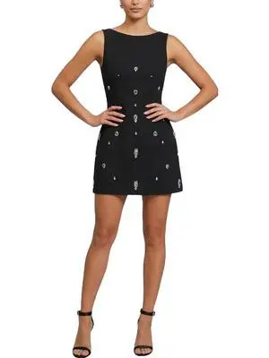 Rachel Rachel Roy Celice Beaded Mini Dress - Black
