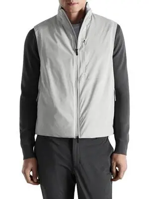 Mango Packable Water-repellent Vest - Ice Grey
