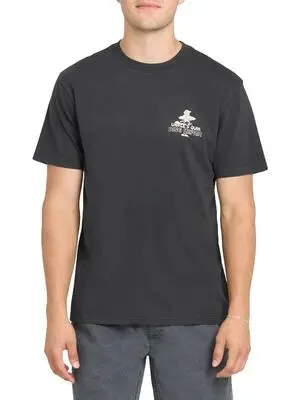 Quiksilver Unkles Ding Repair Cotton T-shirt - Phantom