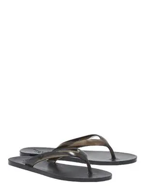 ANCIENT GREEK SANDALS Jelly Flip Flop - Black
