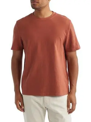 WAX LONDON Dean Organic Cotton T-shirt - Rust