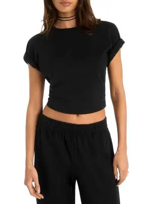 Vitamin A® Coast Crop T-shirt - Black