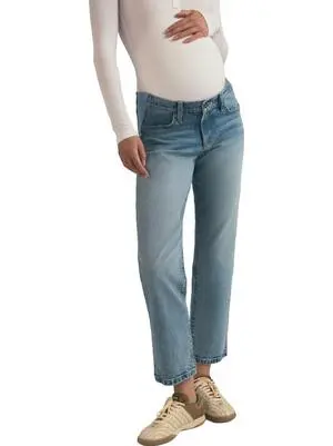 FAVORITE DAUGHTER The Otto Mama Relaxed Straight Leg Maternity Jeans