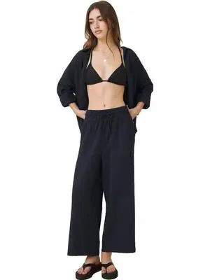 Splendid Ava Gauze Pant - Black
