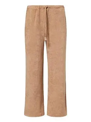 4TH & RECKLESS Cotton-blend Wide-leg Trousers - Beige