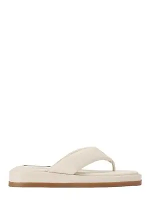 Steve Madden Faux-leather Sandals - White/comb
