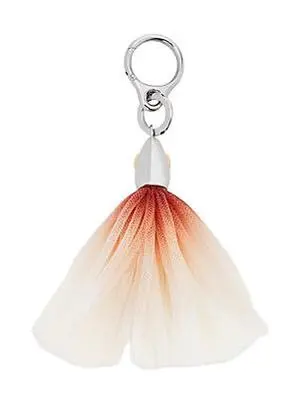 Loewe X Paula's Ibiza Fishing Lure Bag Charm - Silver/orange