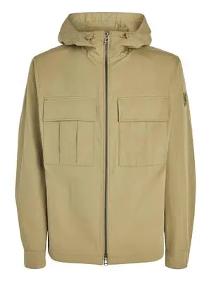Belstaff Cotton-blend Container Hooded Jacket - Green