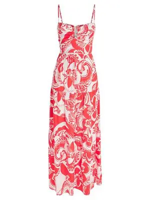 Melissa Odabash Paola Maxi Dress - Red