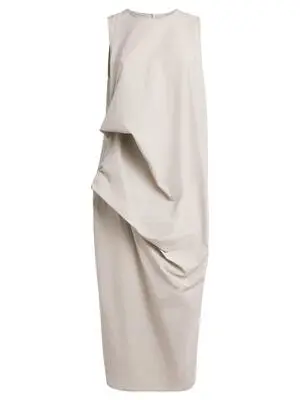 LAUREN MANOOGIAN Ripstop Tunic Midi Dress - Grey