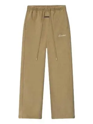 Fear Of God Essentials Suede Fleece Signature Relaxed Pant - Dune