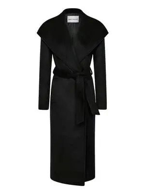 Rebecca Vallance Bower Belted Coat - Black