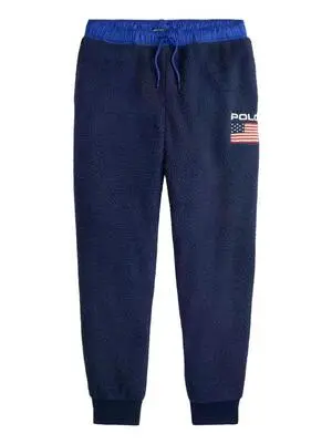 Polo Ralph Lauren Fleece Texture Track Pants - Blue