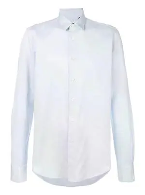 DELL'OGLIO Classic Long Sleeved Shirt - Blue