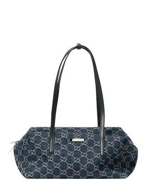 Gucci Medium Boston Bag Fabric - Blue