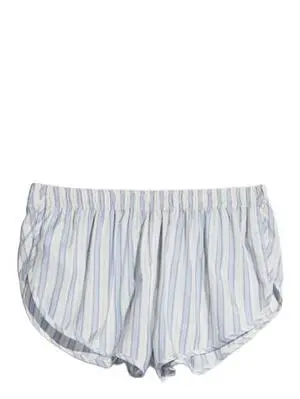 Gucci Interlocking G Silk Baiadera Jacquard Shorts - Blue