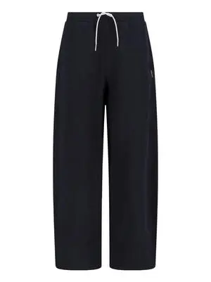 Alexander Wang Sweatpants With Crystal Details - Black