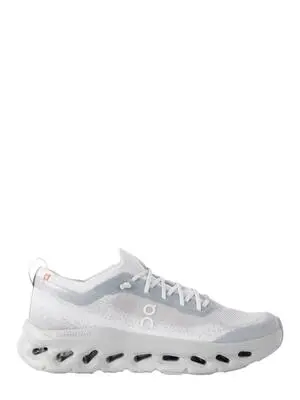 On Cloudtilt Moon Stretch Recycled-Knit Sneakers Gray