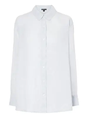 JAMES PERSE Linen-canvas Shirt - Blue