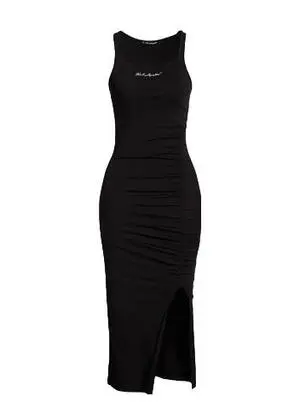 Karl Lagerfeld Midi Bodycon Dress - Black