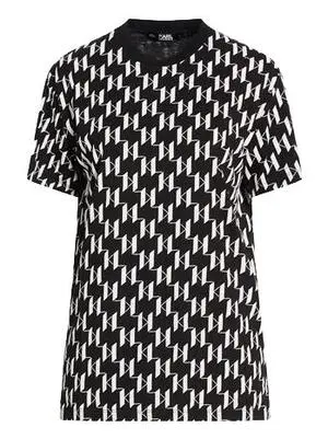 Karl Lagerfeld Organic Cotton Jersey T-shirt - Black