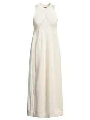 JIL SANDER Midi Flared Dress - White