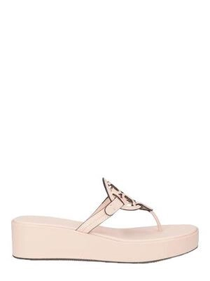 Tory Burch Thong Wedge Sandals Light Pink