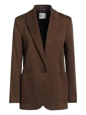 FORTE_FORTE Single-breasted Blazer - Green