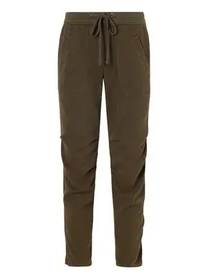 JAMES PERSE Cotton-blend Twill Track Pants - Green