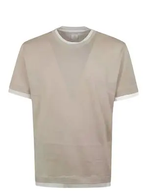 Eleventy Layered T-shirt - Neutrals