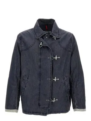 FAY Archive 4-hook Jacket - Blue