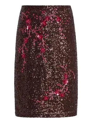 DES_PHEMMES DES_PHEMMES Exclusive La Isla Classic Longuette Skirt