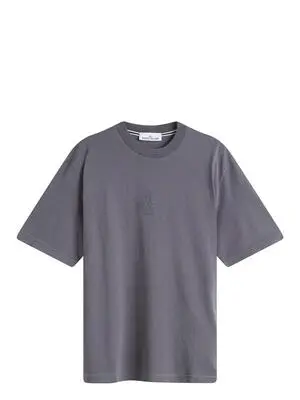 Stone Island Camo Compass T-shirt - Blue Grey