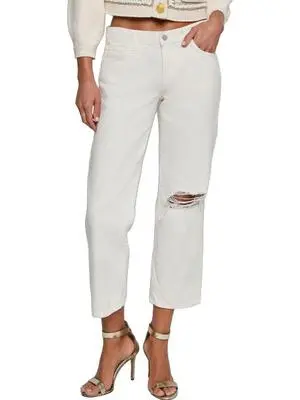 L'AGENCE Blaine Low-Rise Crop Stovepipe Jeans