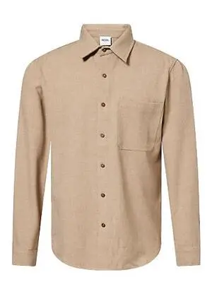 NOBL Julian Tailored Woven Shirt - Greige
