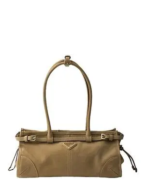 Prada Leather Handbag - Neutral