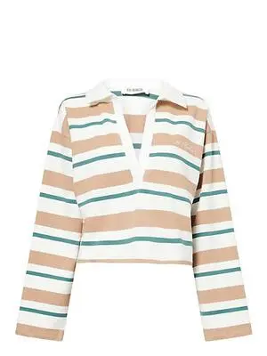 4TH & RECKLESS Sophie Rugby Stretch-cotton Top - Multi