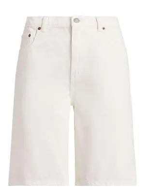 Polo Ralph Lauren Denim Bermuda Shorts - White