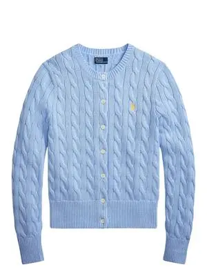 Polo Ralph Lauren Cable Knit Cardigan Sky Blue