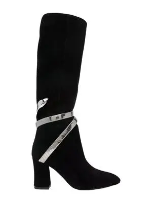 Rene Caovilla 80mm Juniper Boots - Black
