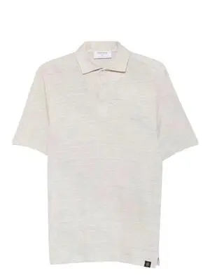 GRAN SASSO Short-sleeve Polo Shirt Neutrals