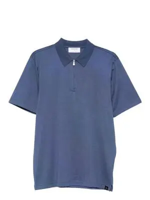 GRAN SASSO Zip-fastening Polo Shirt - Blue