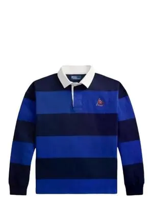 Polo Ralph Lauren Striped Long-sleeve Polo Shirt - Blue