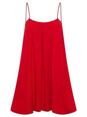 SIMONMILLER Cleo Sleeveless Mini Dress - Red
