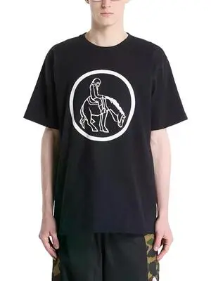 A BATHING APE Mil Patch T-shirt - Black