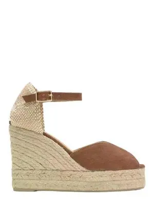 CastaÑer Bianca Wedge Espadrilles - Brown