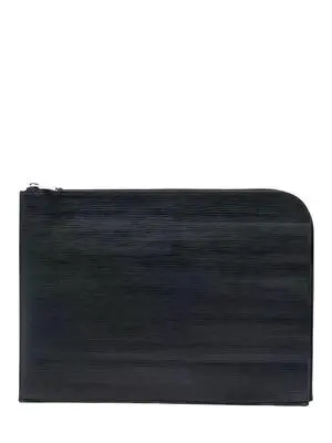 LOUIS VUITTON 2016 Epi Pochette Jour Gm Clutch - Black