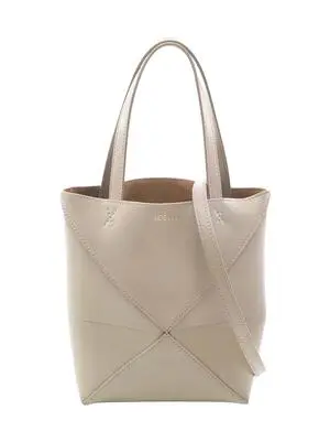 Loewe Mini Puzzle Fold Tote Bag - Neutrals