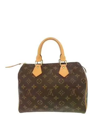 LOUIS VUITTON 2004 Monogram Speedy 25 Boston Bag - Brown