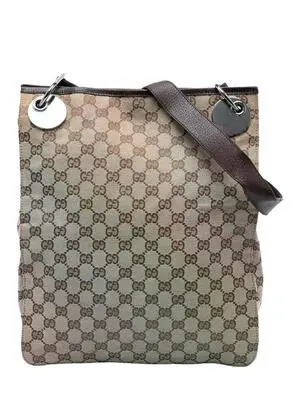 Gucci Gg Canvas Eclipse Crossbody Bag - Neutrals